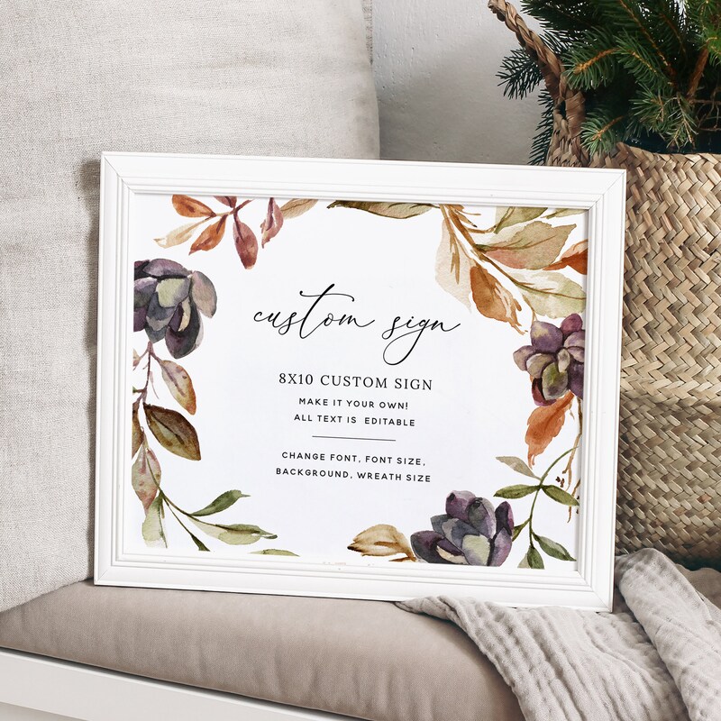 8x10 Sign - Etsy