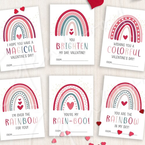 Printable Valentine's Day Cards Instant Download - Etsy