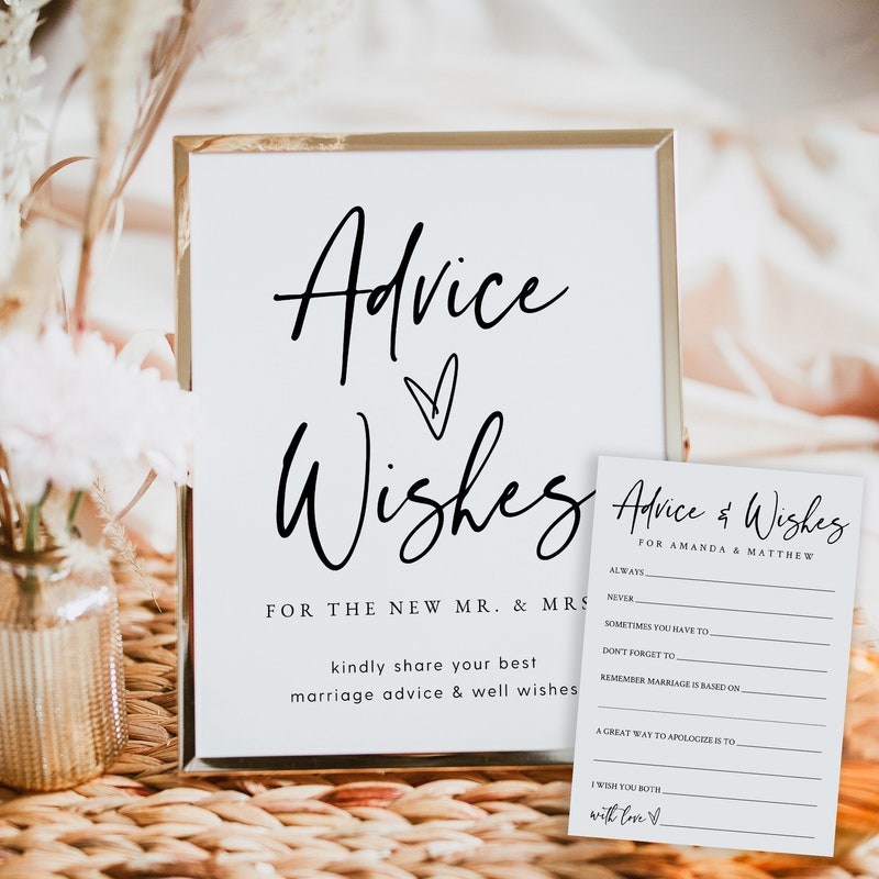 Marriage Advice Card - Etsy