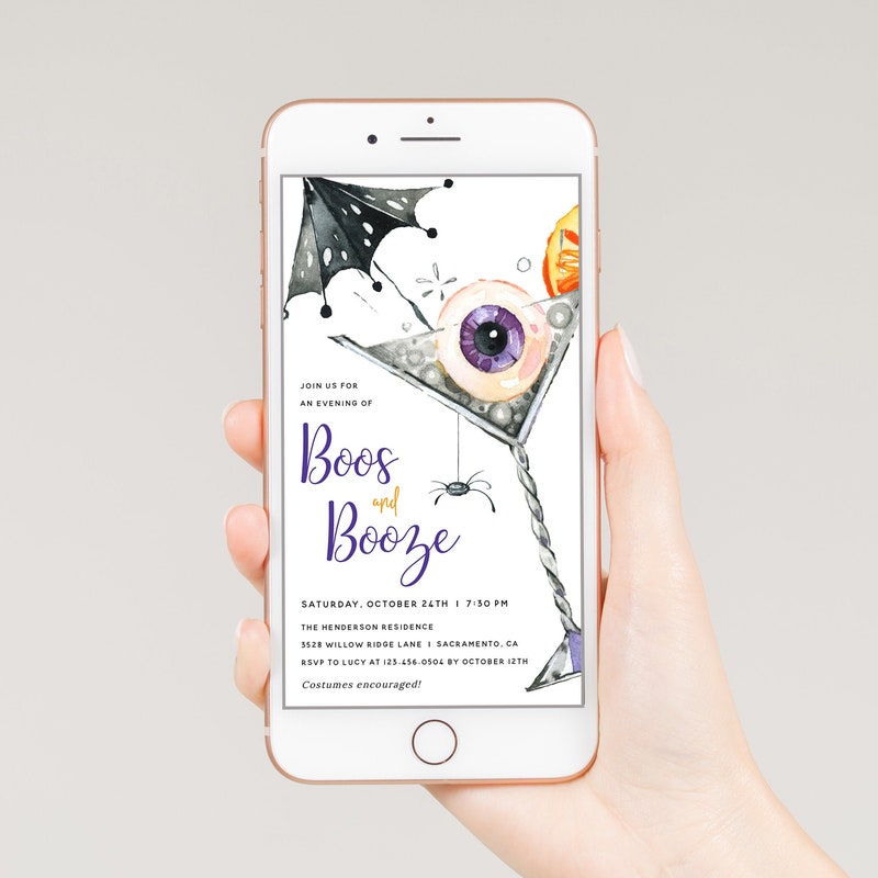 Boos and Booze Party - Etsy