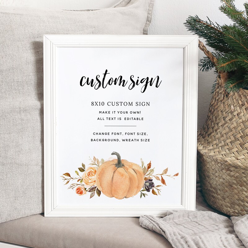 8x10 Printable Sign - Etsy