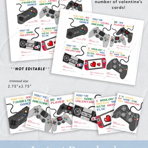 Printable Video Game Valentine's Day Cards, Classroom Valentine's Day ...