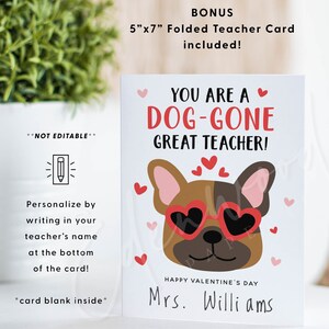 Printable Dog Valentine's Day Cards, Classroom Valentine's Day Cards ...