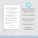 Covid Wedding Stay Safe Card, Wedding Safety Card Insert, Welcome Bag ...