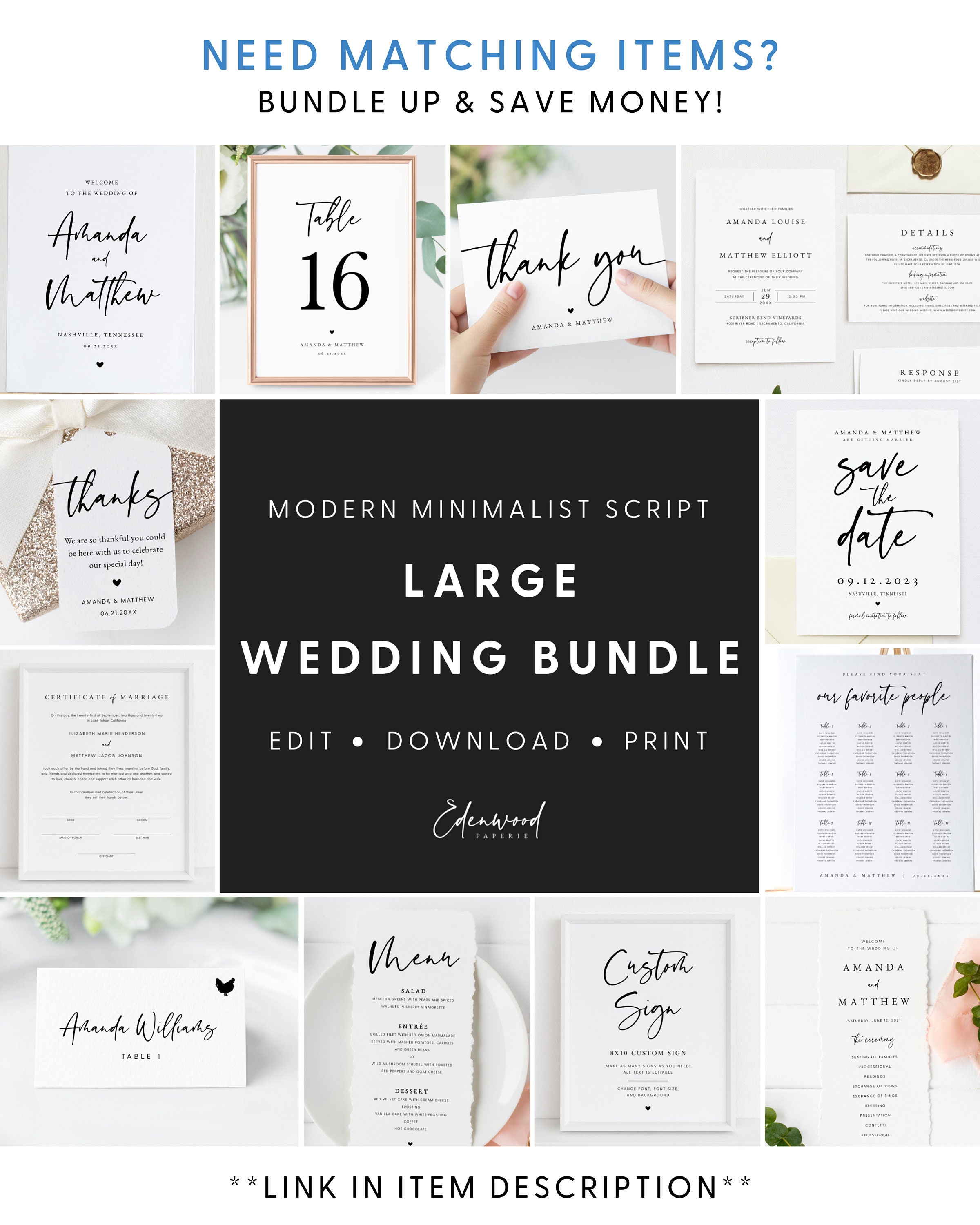 Decorative Marriage Certificate, Marriage Certificate Keepsake ...