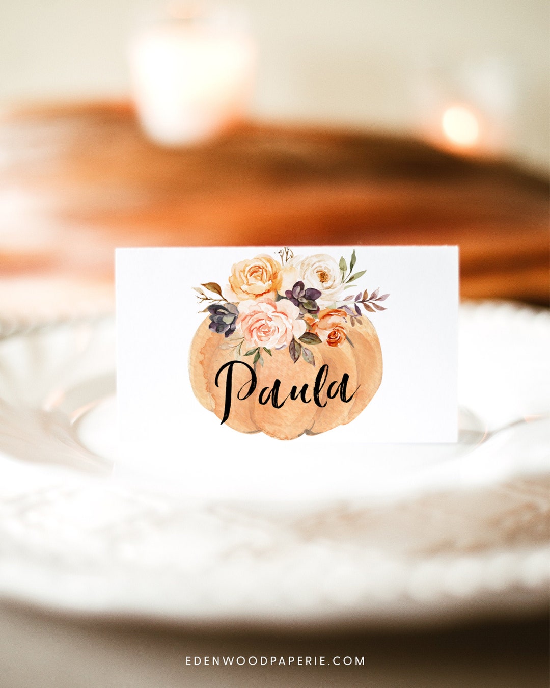 Friendsgiving Place Cards, Printable Thanksgiving Place Cards ...