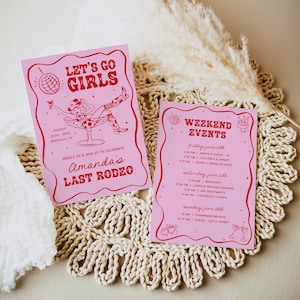 Last Rodeo Bachelorette Itinerary Template, Nashville Bachelorette ...