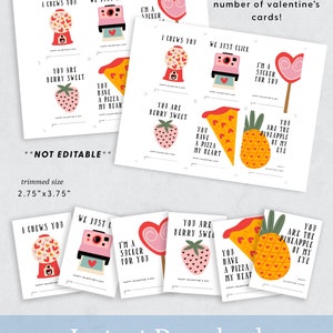 Printable Pun Valentine's Day Cards, Classroom Valentine's Day Cards ...