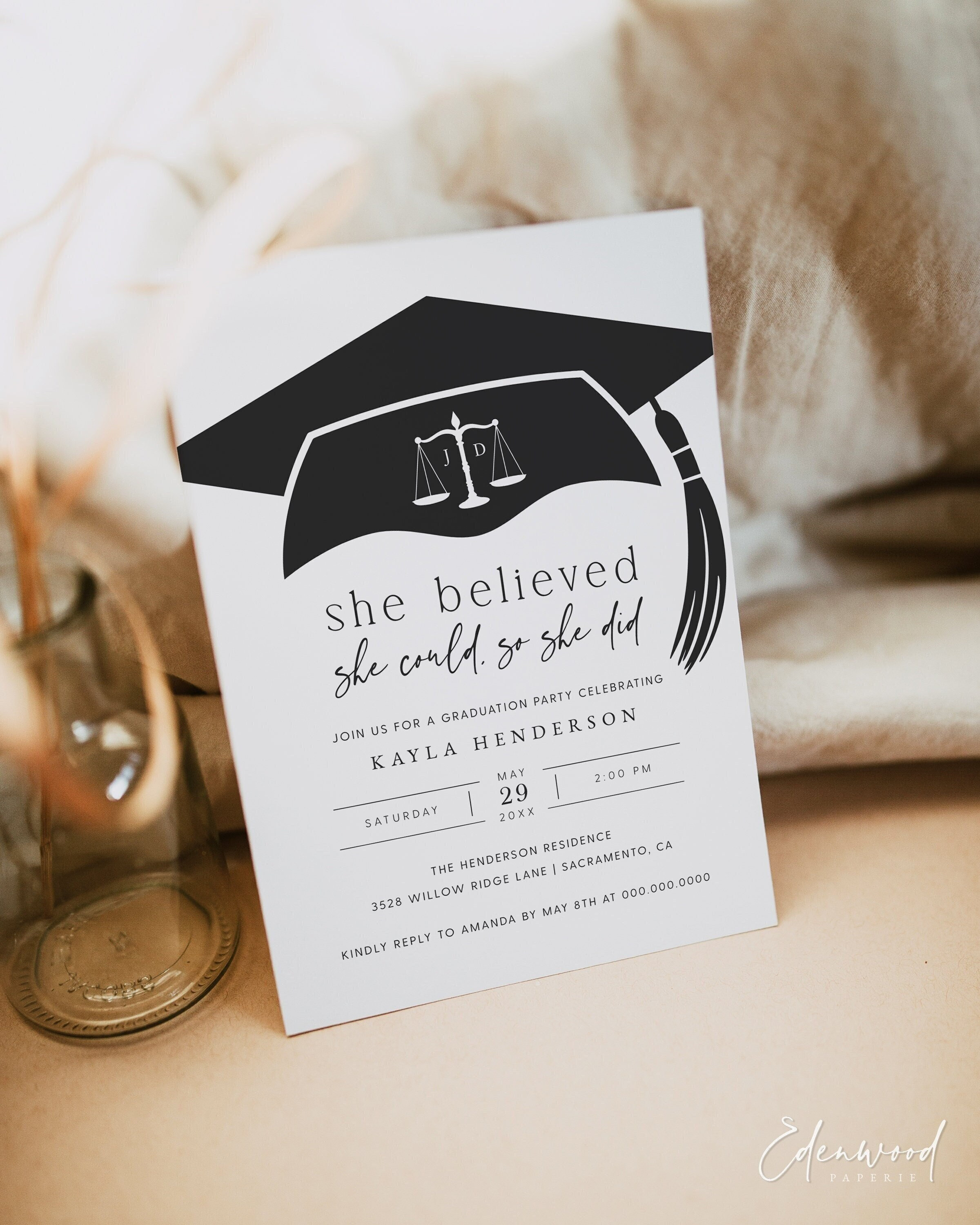 Printable Graduation Party Invitations