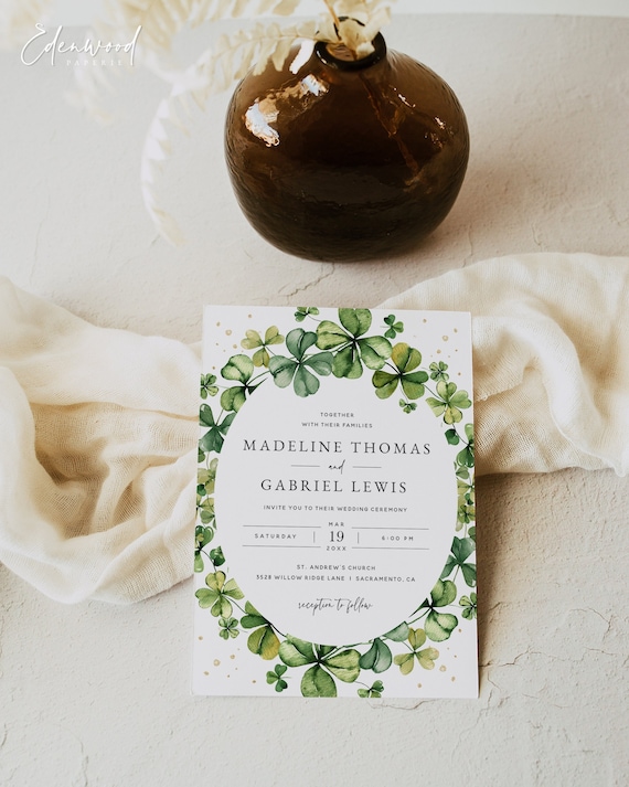 Irish wedding invitations store