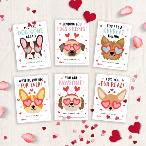 18 Instant Download Cat Printable Valentine's Day Cards - Etsy