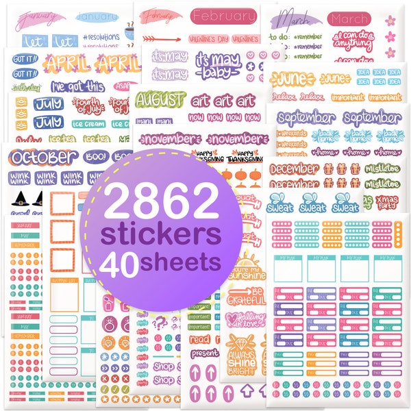 Planner Stickers - Etsy