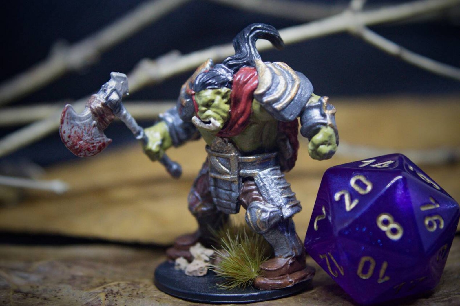 Orc Miniature 25mm Dungeons and Dragons Mini | Etsy