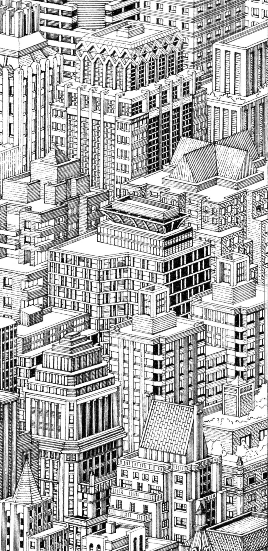 Isometric Manhattan Collage - Etsy