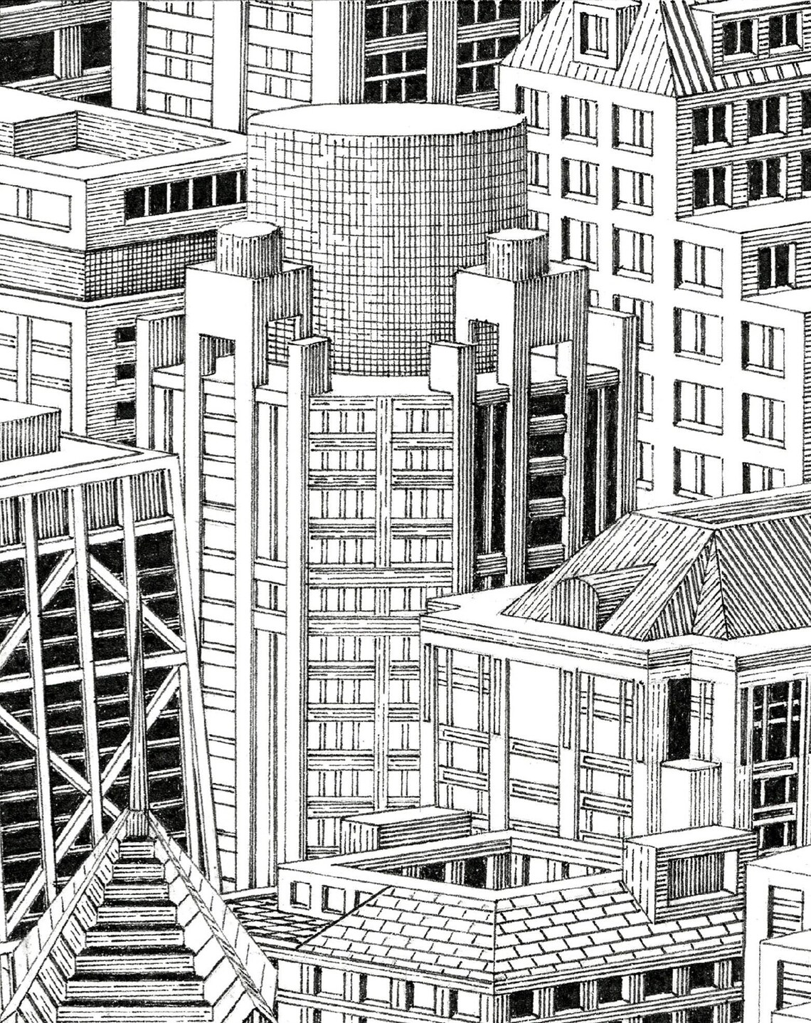 Isometric Chicago - Etsy