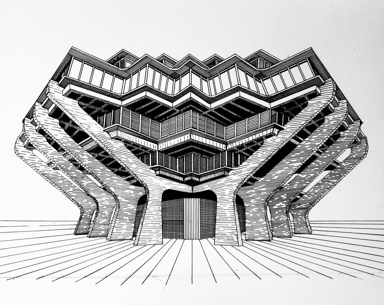 Brutalist Architecture - Etsy