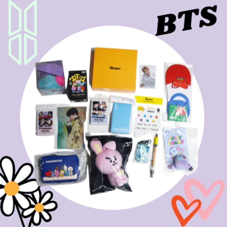 Hello BTS Box: BTS Bangtan Boys KPOP Merchandise Snacks | Etsy