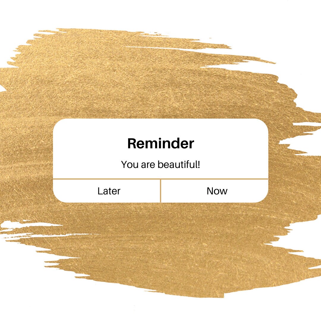 30 Gold Skincare Reminder Instagram Posts Vol 1 | Skincare Quotes | Med ...