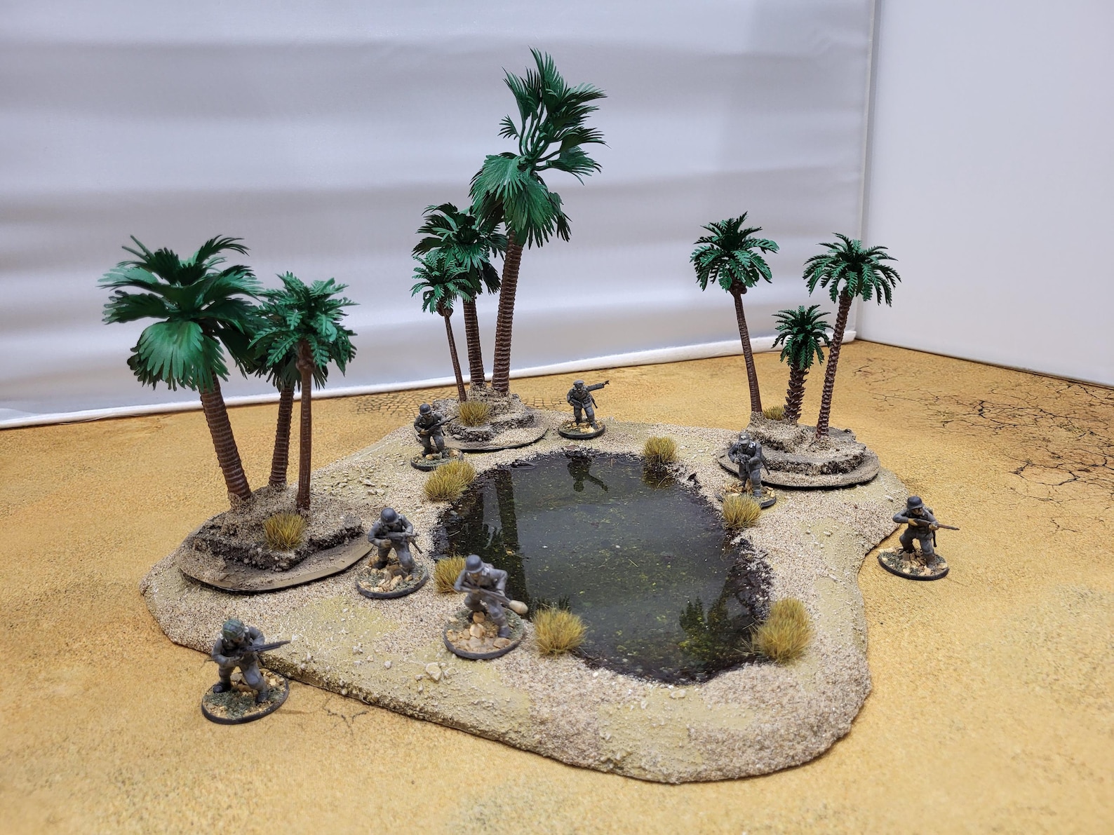 28mm Wargaming Terrain: Scenery - Desert Oasis - Warhammer Old World ...