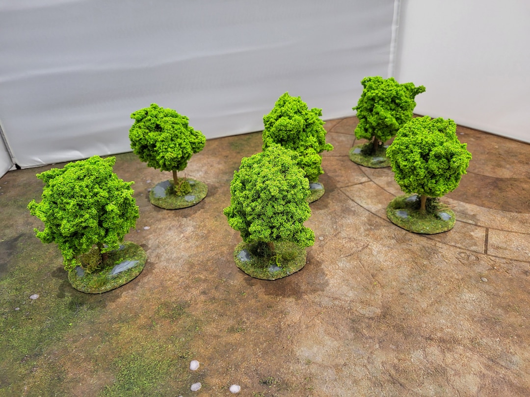 28mm Wargaming Tree: Hand-painted Terrain for Warhammer, D&D - Etsy UK