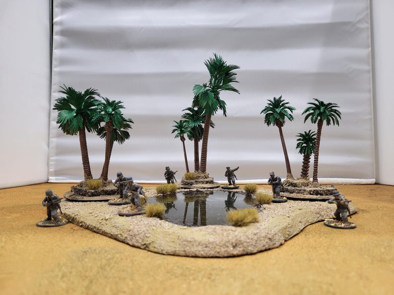 28mm Wargaming Terrain: Scenery - Desert Oasis - Warhammer Old World ...