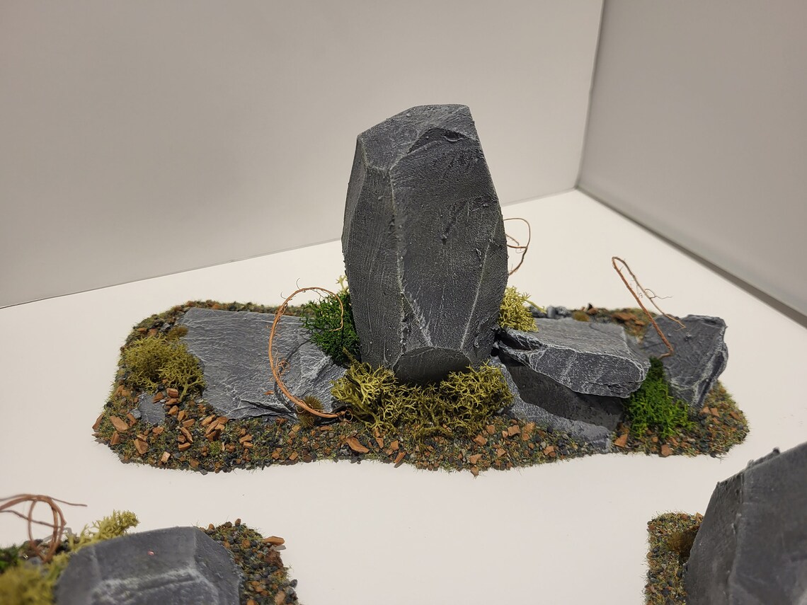 Table Top Wargaming 28mm Bundle of Rock Scatter Terrain for | Etsy