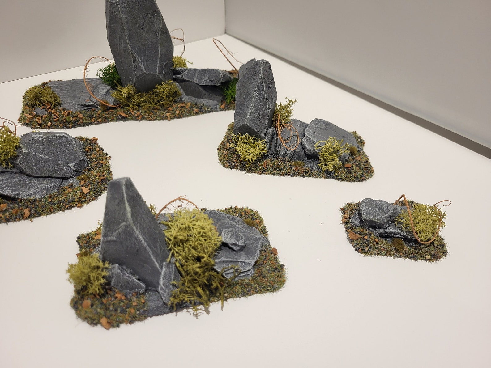 Table Top Wargaming 28mm Bundle of Rock Scatter Terrain for | Etsy