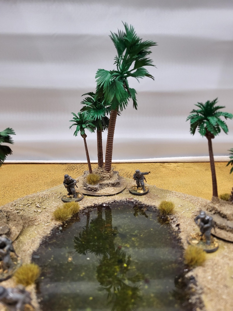 28mm Wargaming Terrain: Scenery - Desert Oasis - Warhammer Old World ...