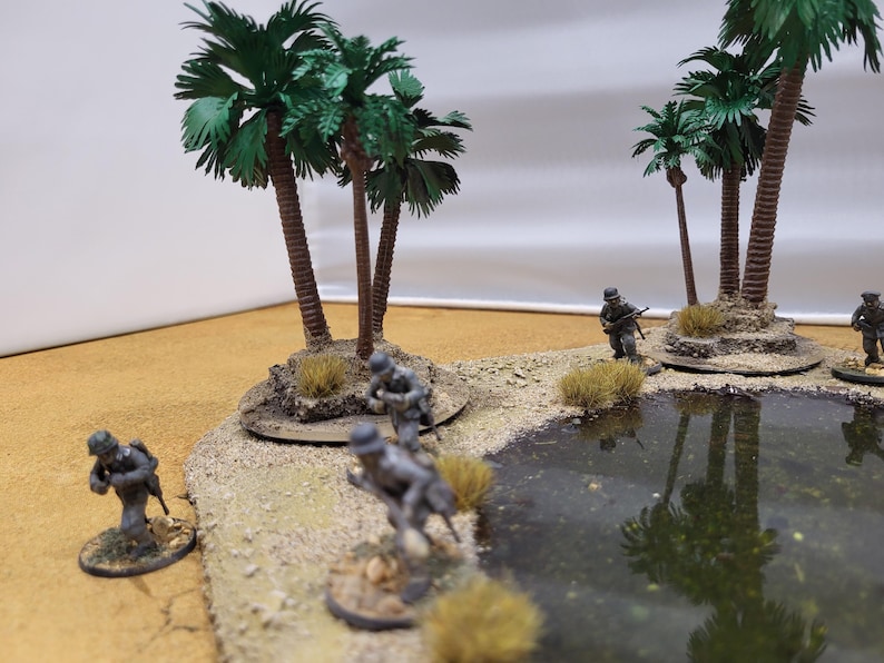 28mm Wargaming Terrain: Scenery - Desert Oasis - Warhammer Old World ...