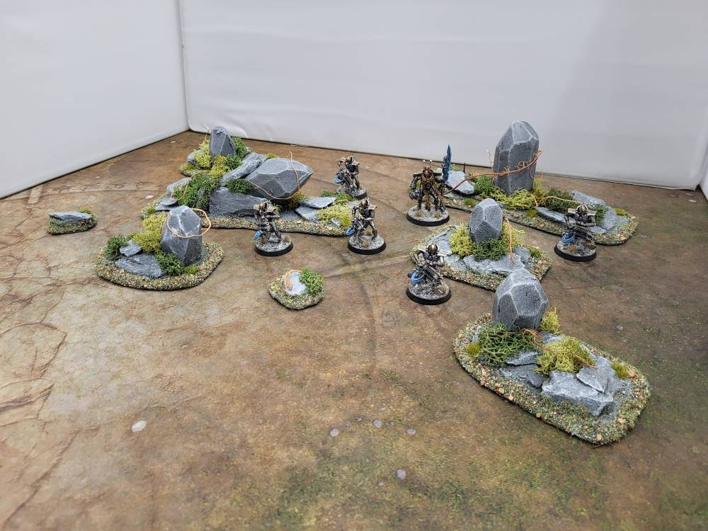 Table Top Wargaming 28mm Bundle of Rock Scatter Terrain for - Etsy