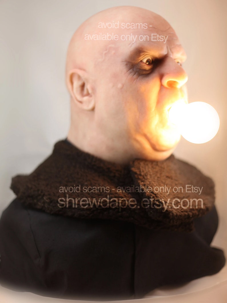Uncle Fester Lamp (the Addams Family 1964, "jackie Coogan"), 1:1 Size ...