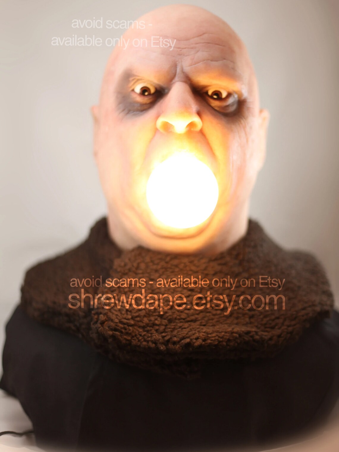 Uncle Fester Lamp (the Addams Family 1964, "jackie Coogan"), 1:1 Size ...