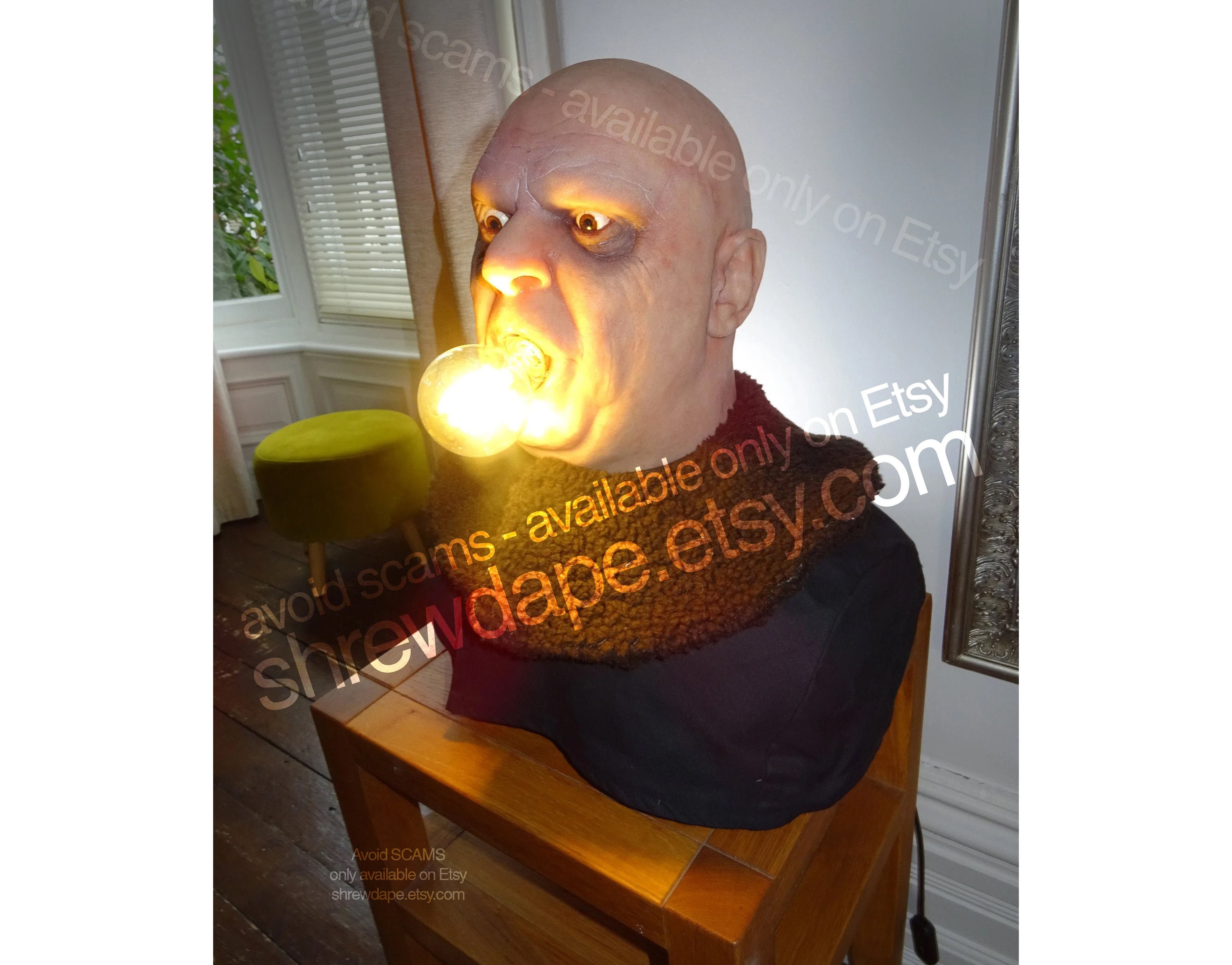 Uncle Fester Lamp (the Addams Family 1964, "jackie Coogan"), 1:1 Size ...