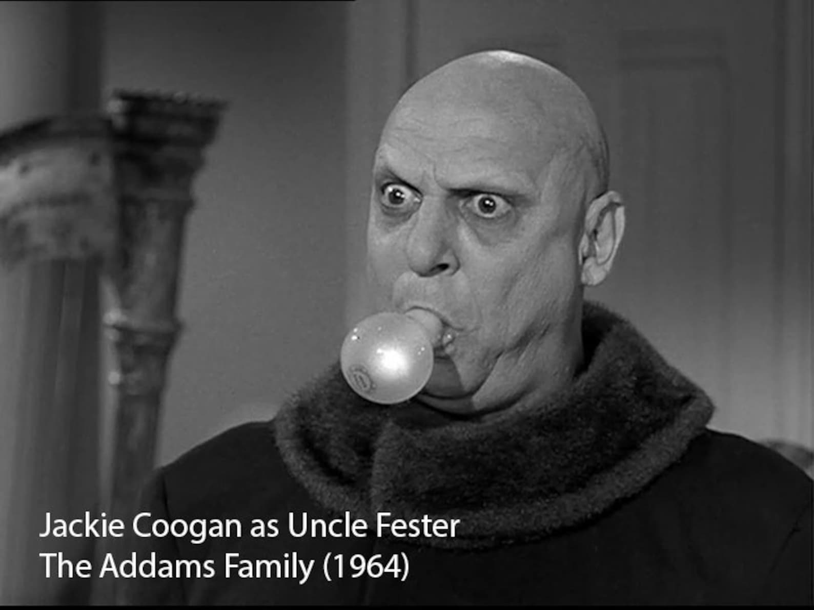 Uncle Fester Lamp (the Addams Family 1964, "jackie Coogan"), 1:1 Size ...