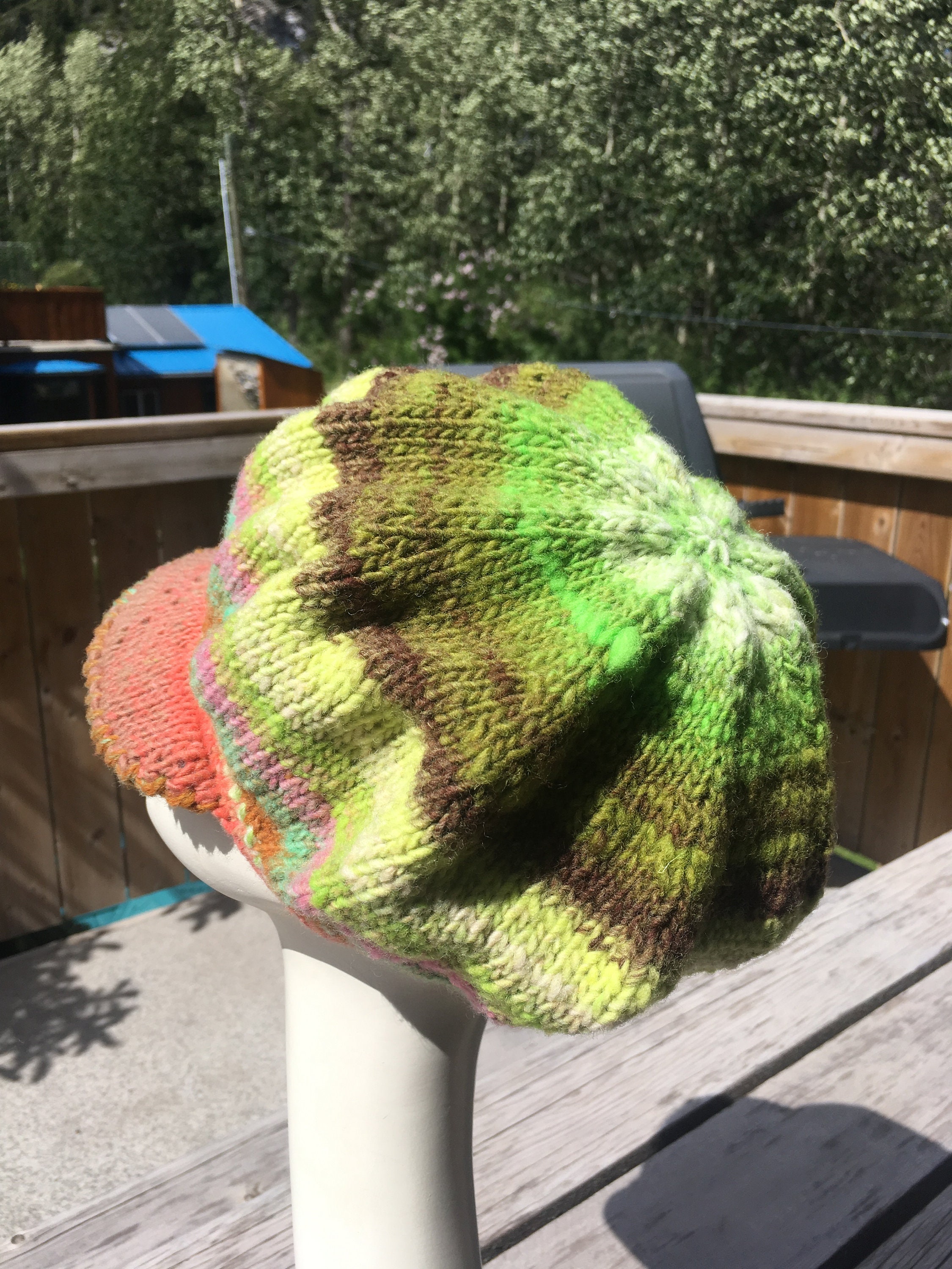 Hand Knitted Stylish Casket Hat - Etsy