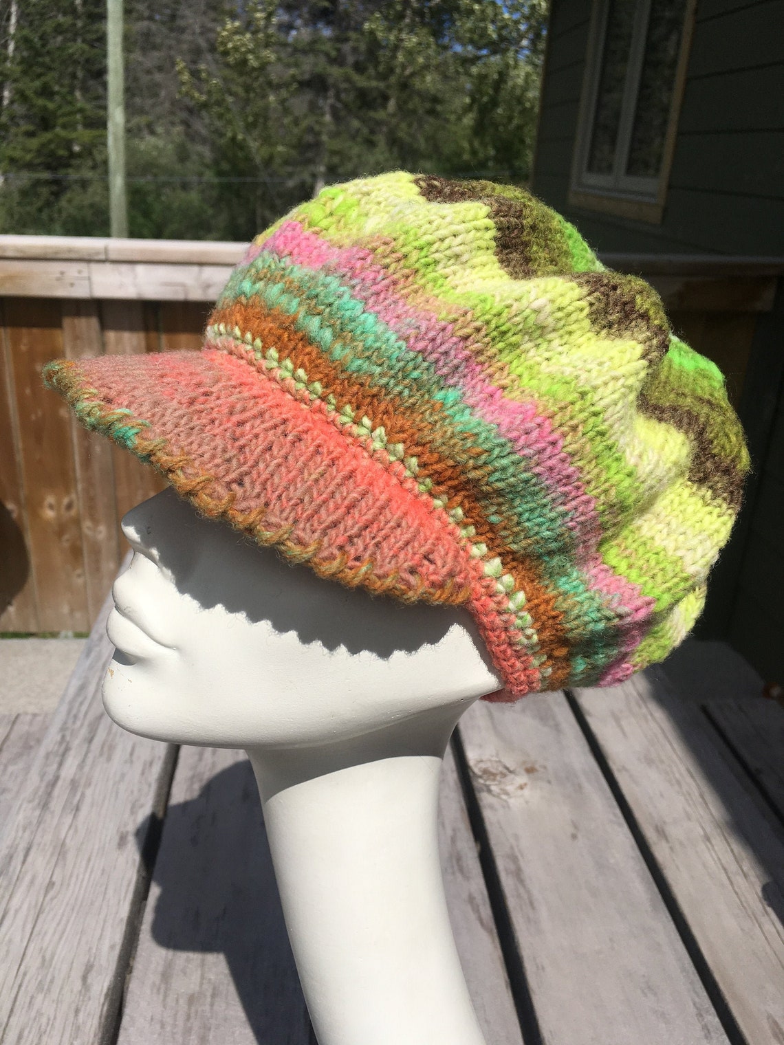 Hand Knitted Stylish Casket Hat - Etsy