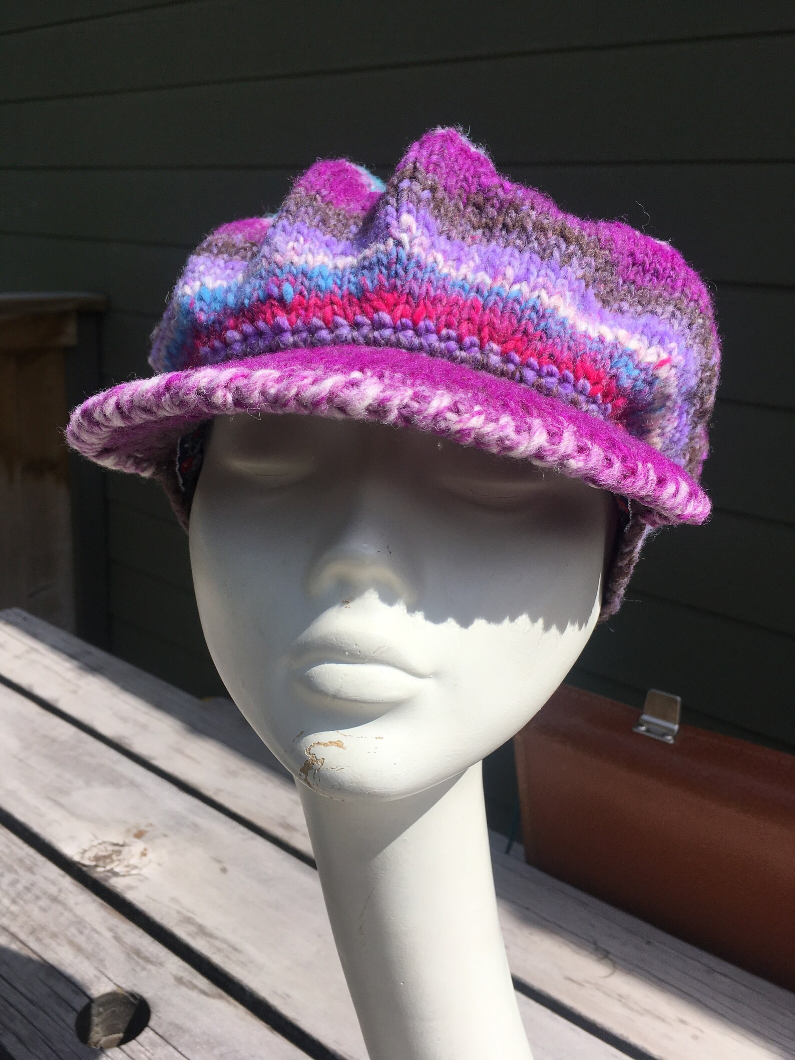 Hand Knitted Stylish Casket Hat - Etsy