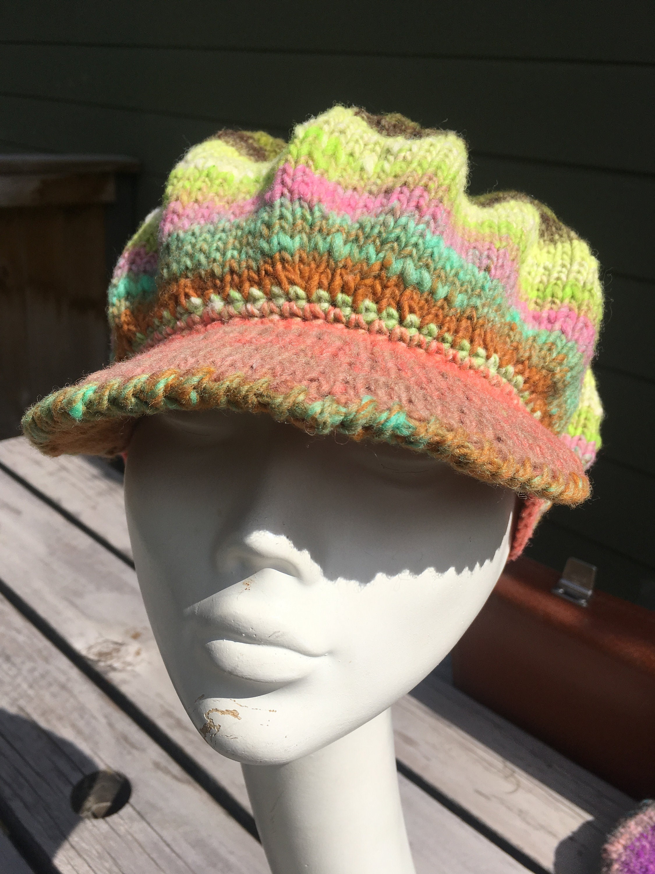 Hand Knitted Stylish Casket Hat - Etsy