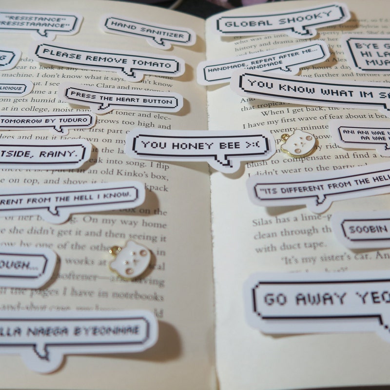 Text Bubble Stickers - Etsy