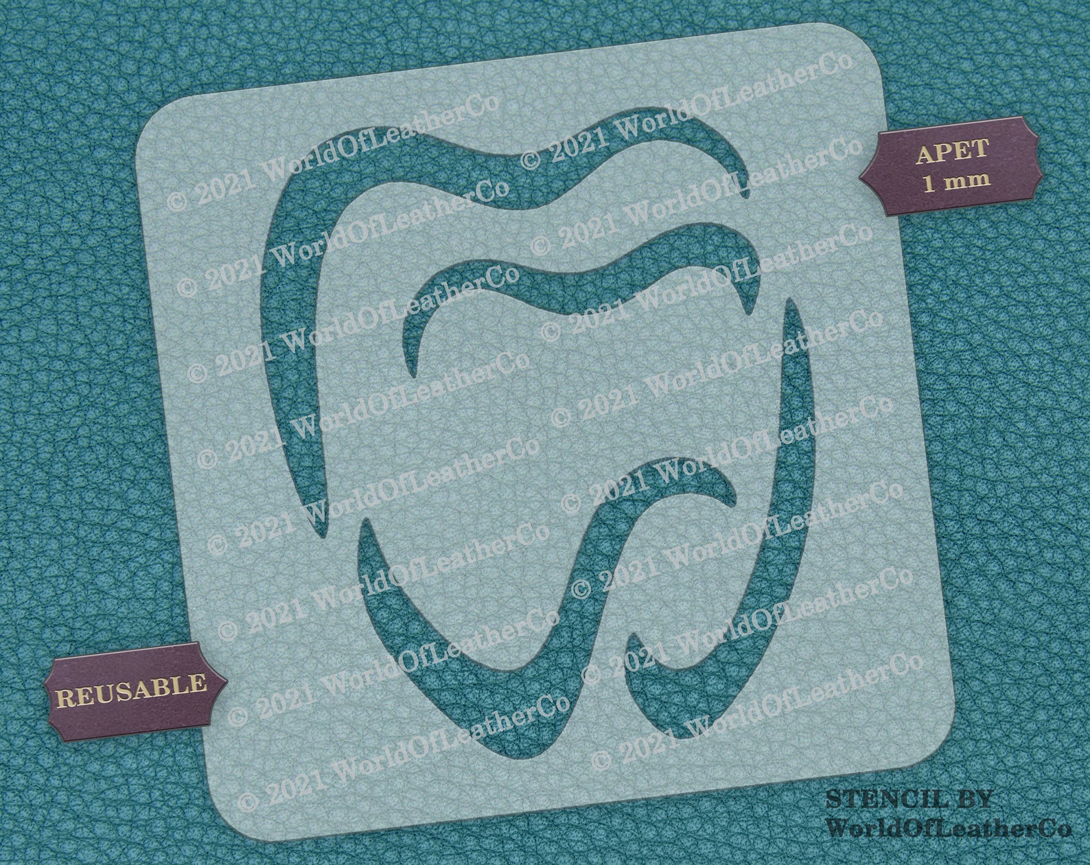 Tooth Stencil L0052 | Etsy