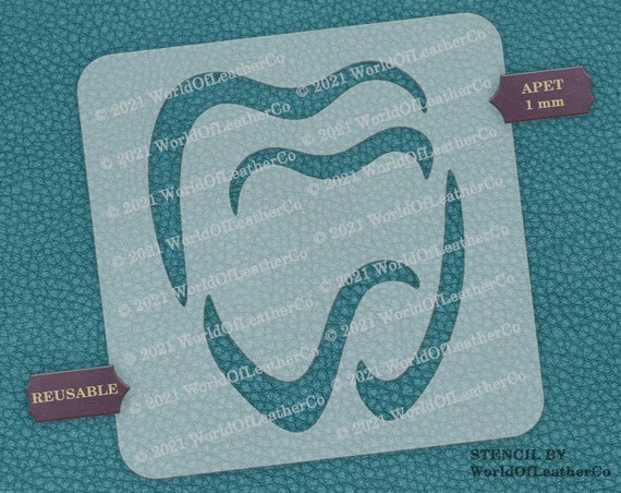 Tooth Stencil l0052 | Etsy