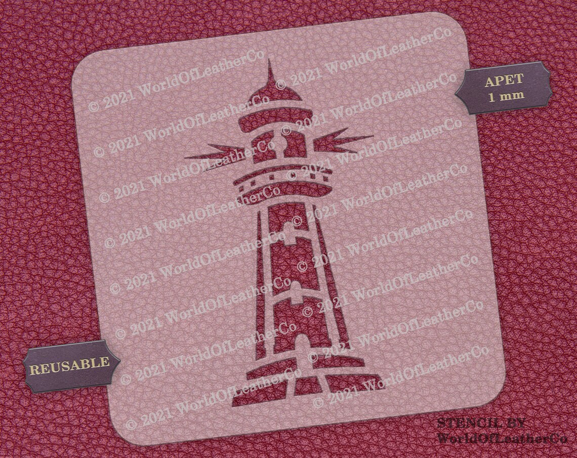 Lighthouse Stencil L0251 - Etsy
