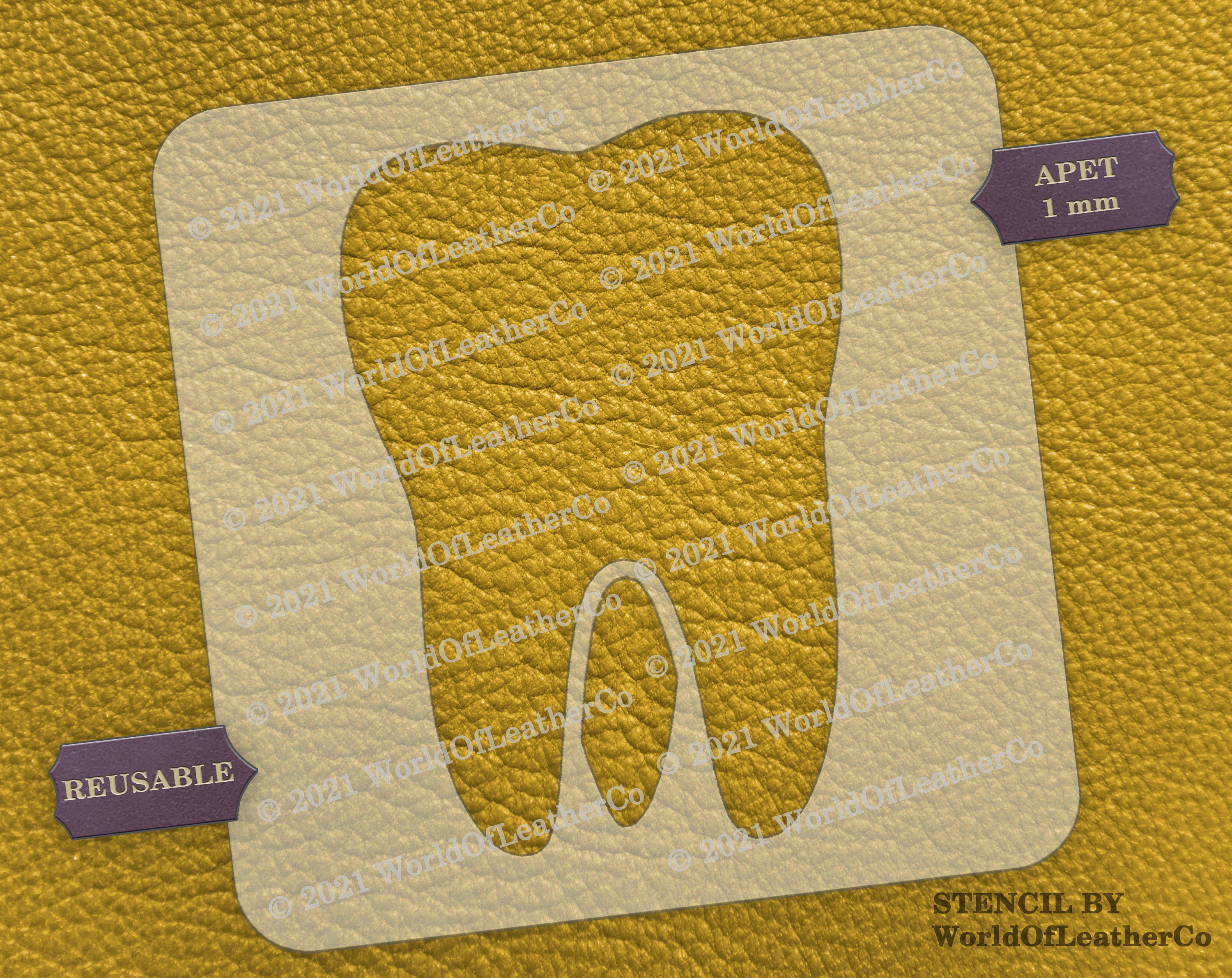 Tooth Stencil L0050 - Etsy