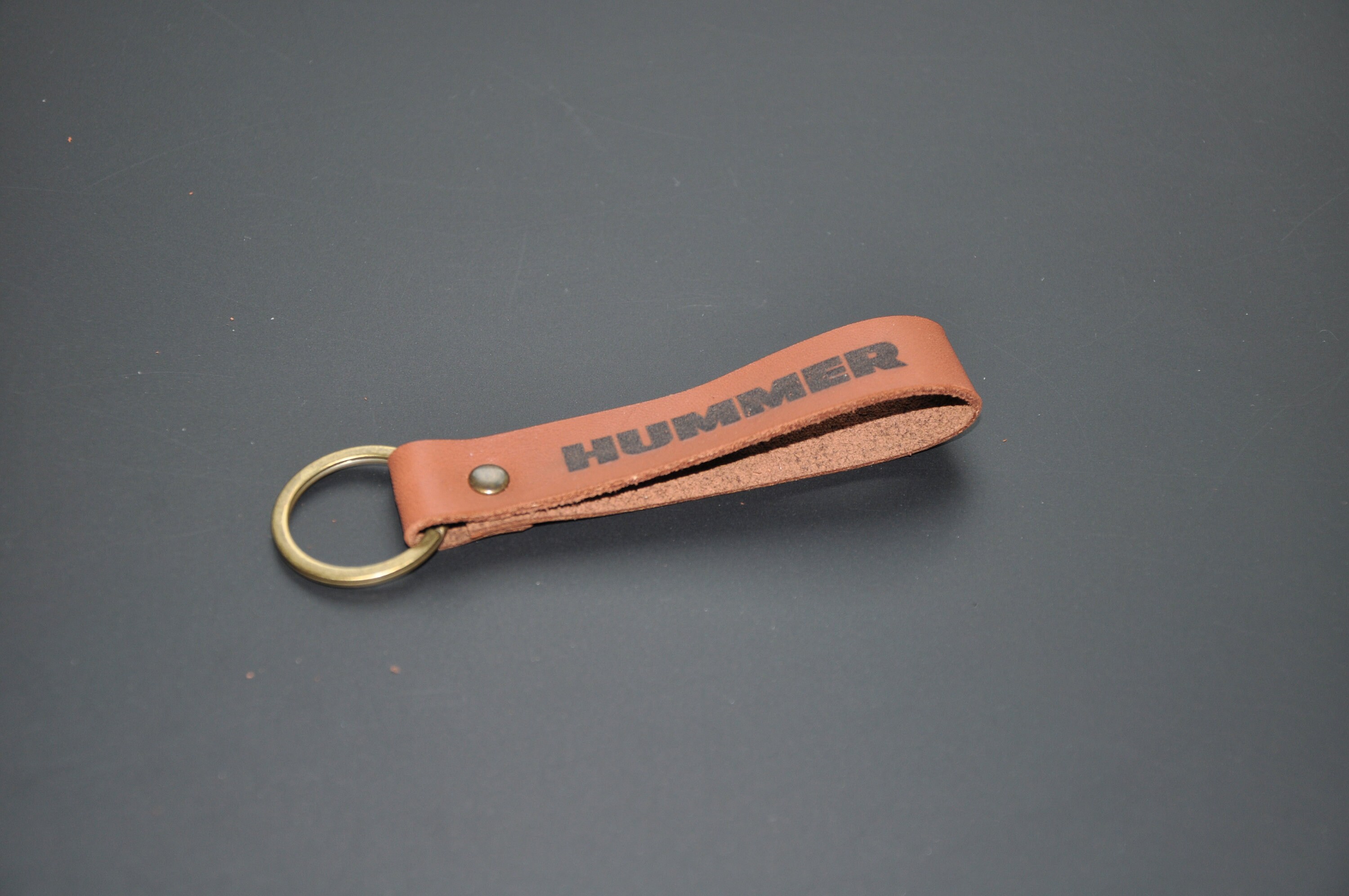 Leather Hummer keychain. Personalized keychain. Gift box. Best | Etsy