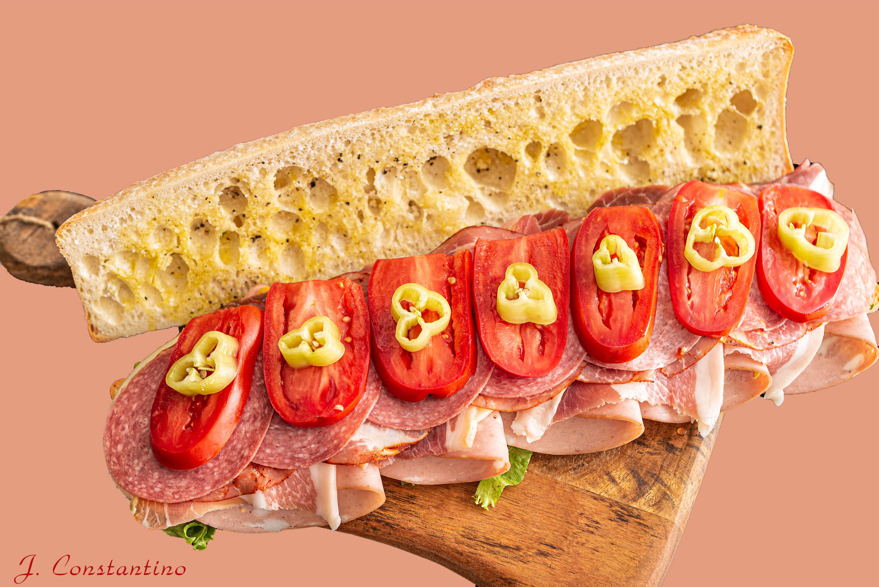 Italian Cold Cut Sub Deconstructed - Etsy