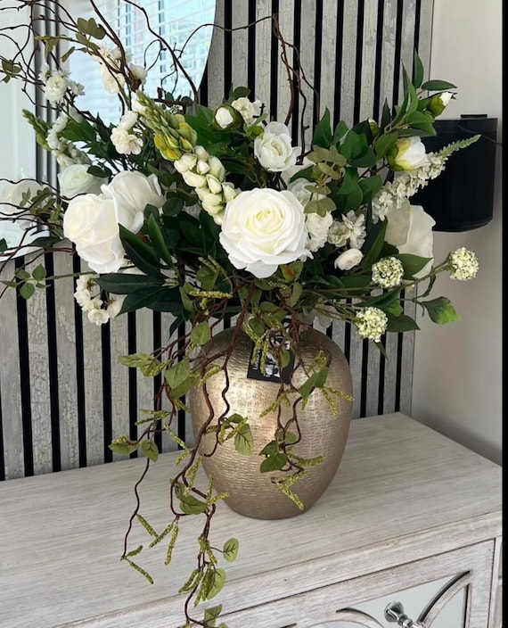 Silk floral arrangements for home store