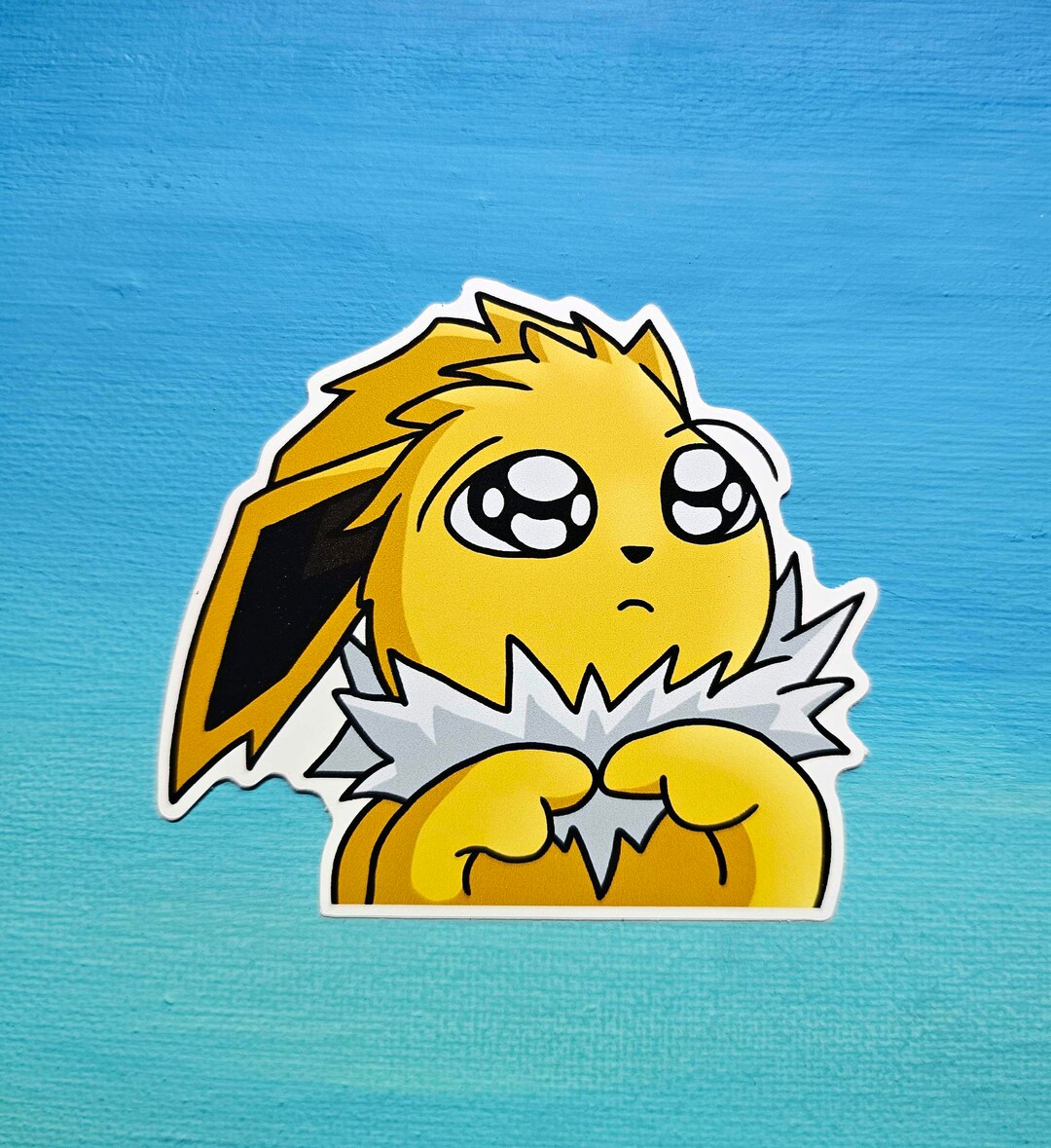 Jolteon Pleading Sticker - Etsy