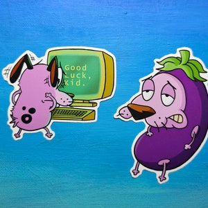 Courage + Computer Sticker - Etsy