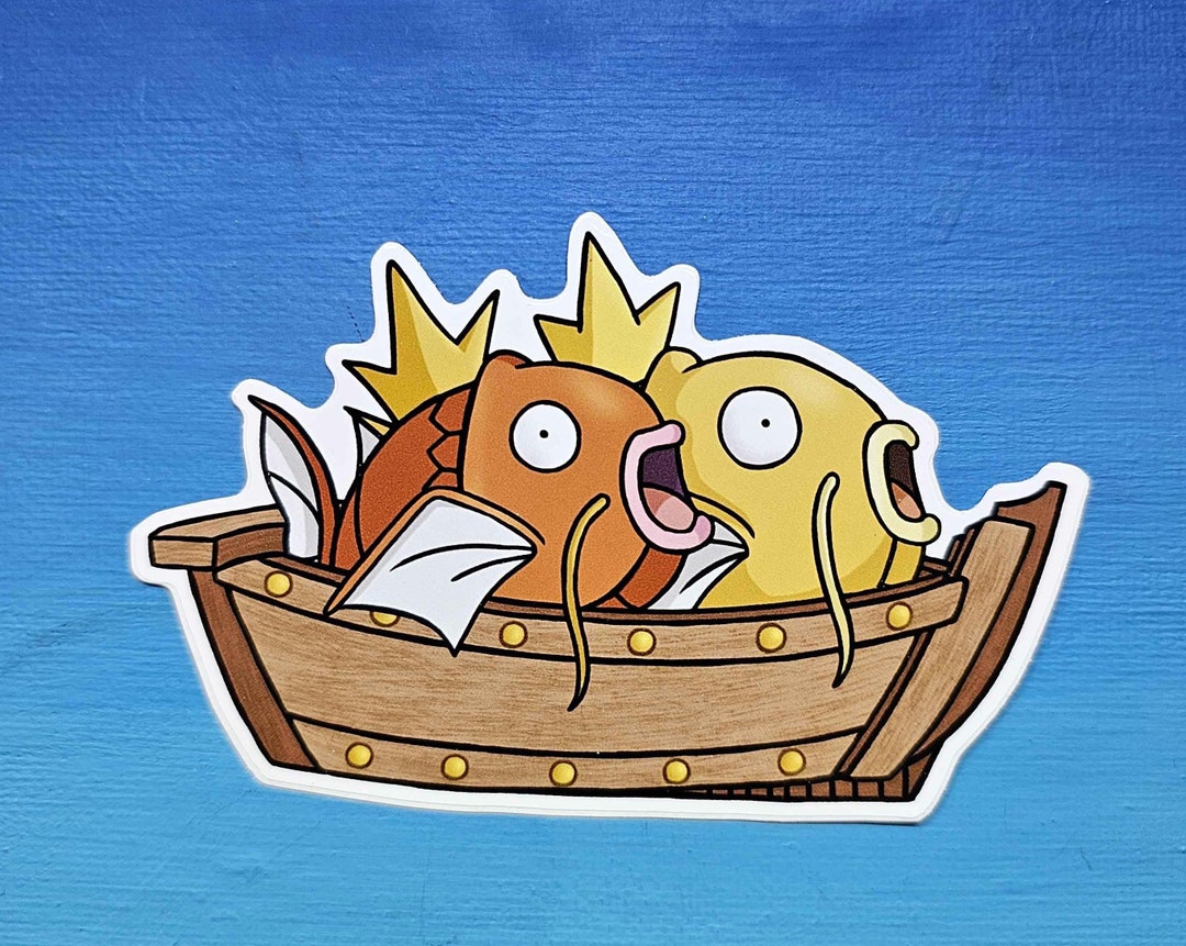 Magikarp Sushi Boat Sticker - Etsy