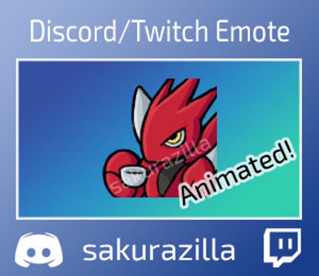 Scizor Sip Emote (animated!) - Etsy